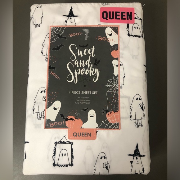 Sweet and Spooky | Bedding | New Sweet And Spooky Ghost Halloween Sheet ...